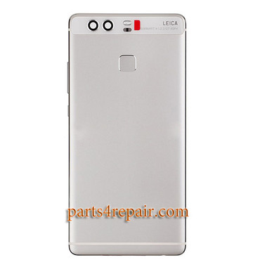 Back Housing Cover with Side Keys for Huawei P9 -Silver - Parts4repair.Com