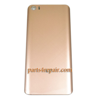 Back Glass Cover with Buckle for Xiaomi Mi 5 -Gold - Parts4repair.Com