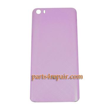 Back Glass Cover with Buckle for Xiaomi Mi 5 -Pink - Parts4repair.Com