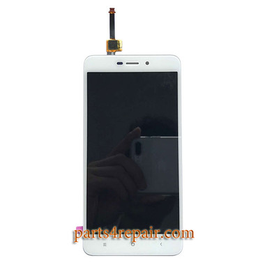 Complete Screen Assembly for Xiaomi Redmi 4A -White - Parts4repair.Com