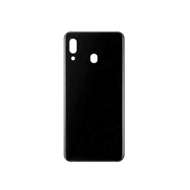 Samsung Galaxy A20 Back Cover with Adhesive Black | Parts4Repair.com
