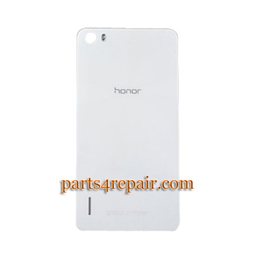 Back Cover for Huawei Honor 6 -White - Parts4repair.Com