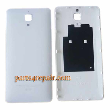 Back Cover for Xiaomi MI 4 -White - Parts4repair.Com
