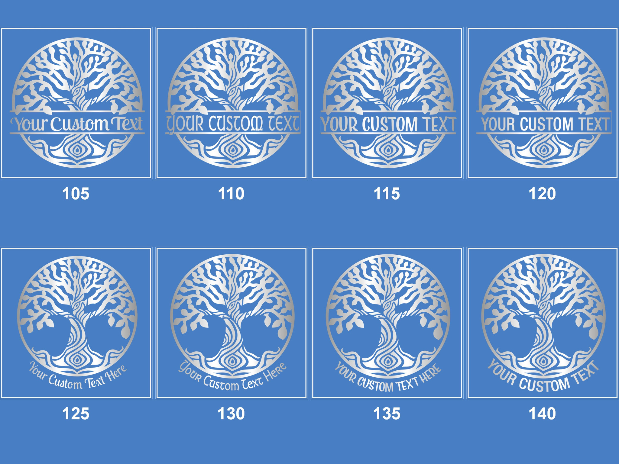 TREE OF LIFE Split Monogram Glass Wine/Beer/Cocktail w/ Free ...