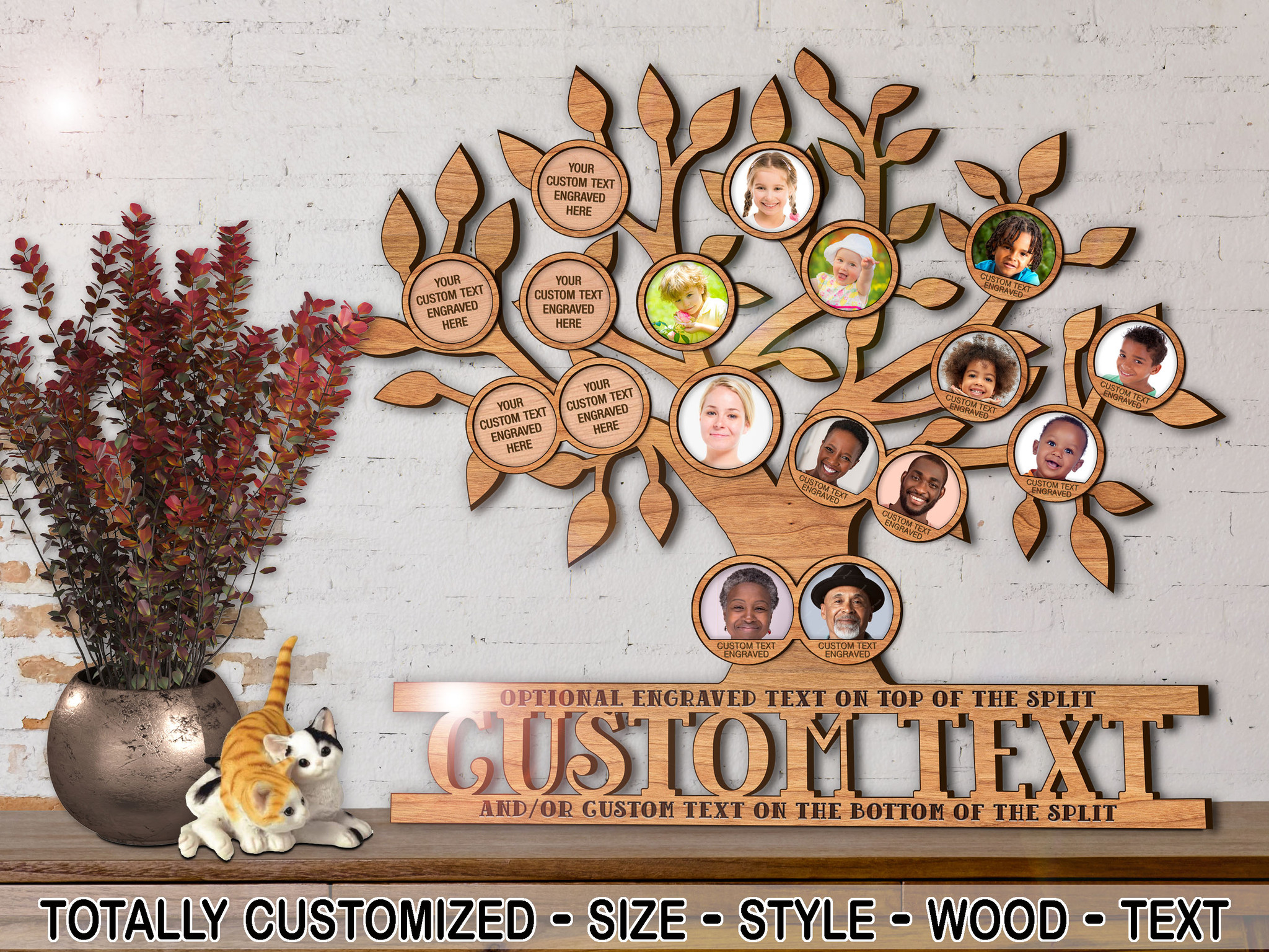 Family Tree Heirloom Art Fully-Customized for Families, Clubs ...