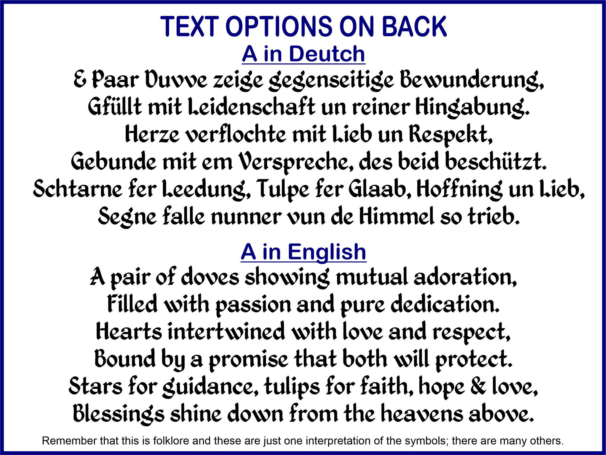 PA Dutch Custom Hex Sign Love & Marriage Engraved Hand-Painted Hardwood ...