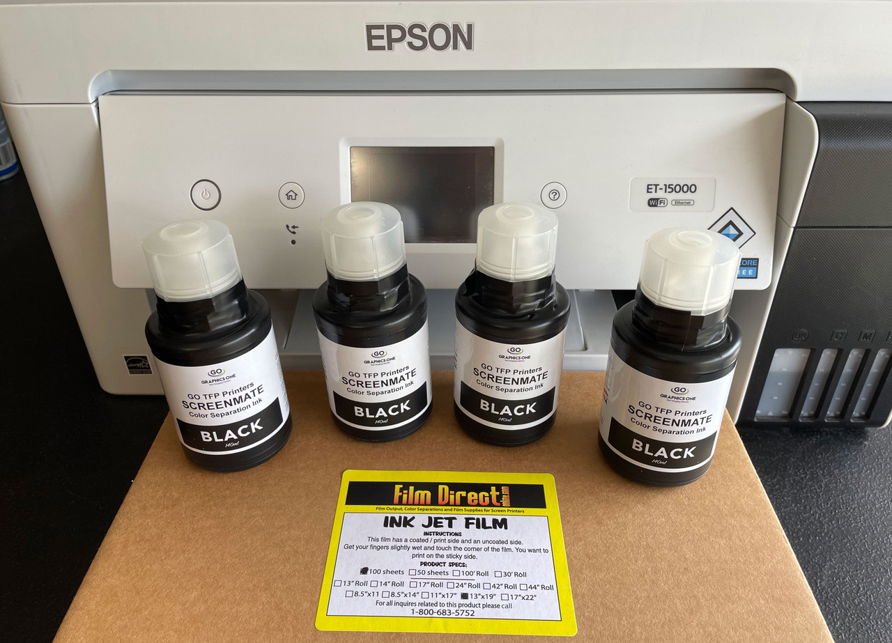 Film output and Screen Print Supplies