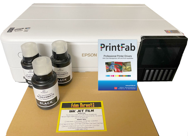 Epson 8550 Eco tank all black film output system
