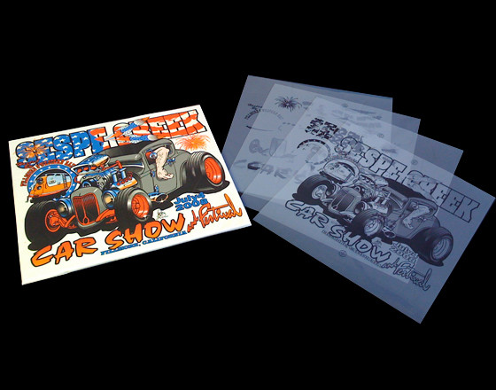 Film output and Screen Print Supplies