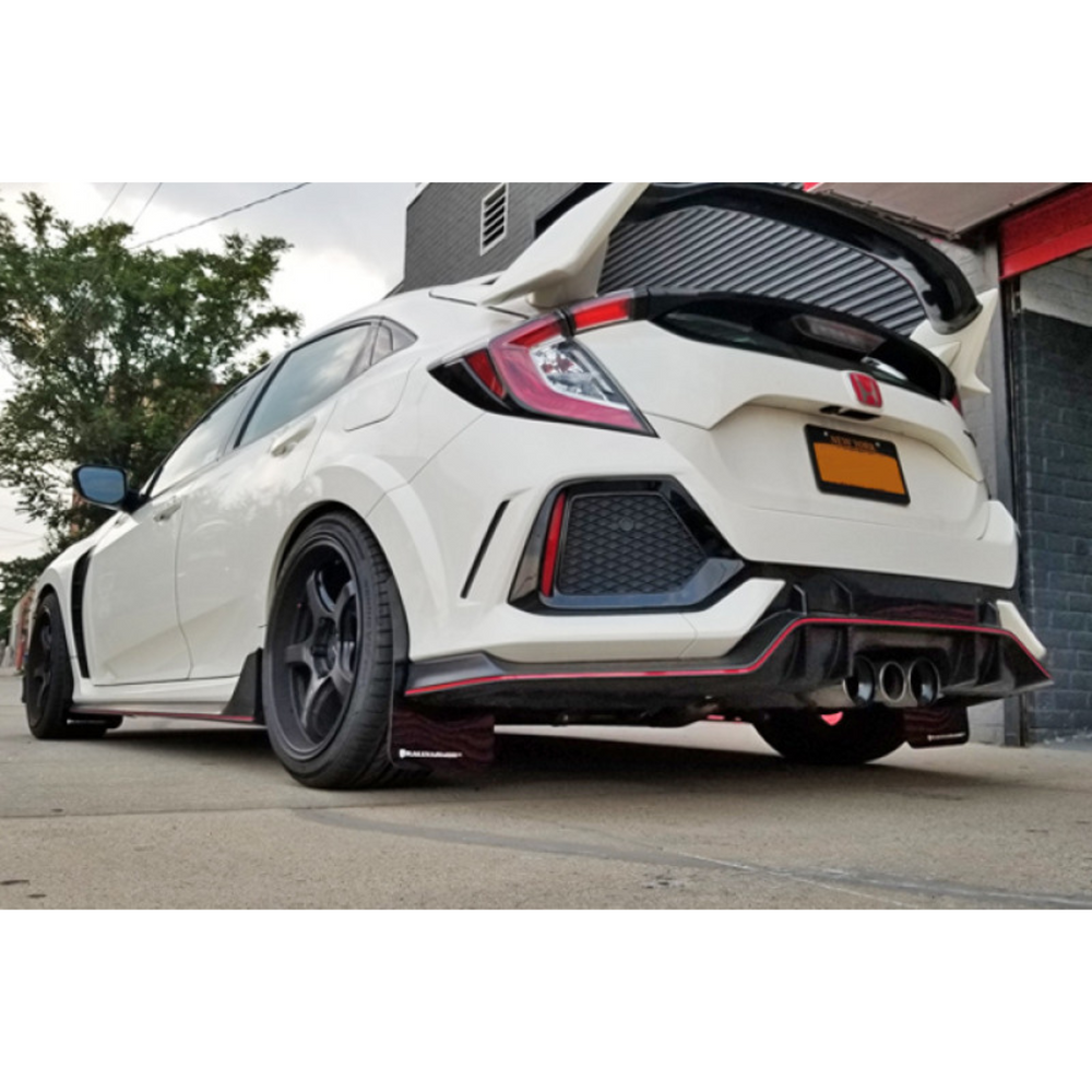 Rally Armor 17-18 Honda Civic Type R (Type R Only) UR Red Mud Flap w ...
