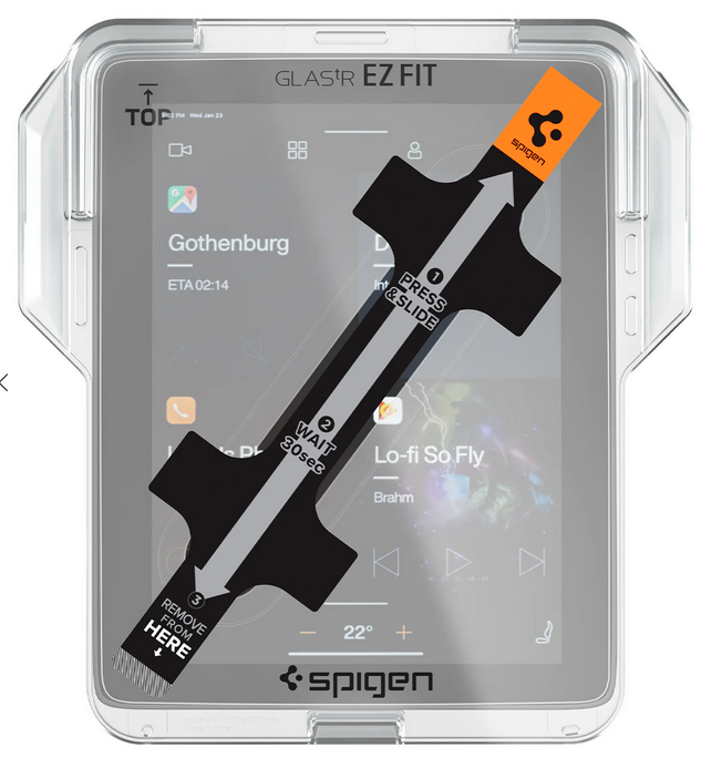 Spigen Anti-Glare Tempered Glass Screen Protector, Polestar 2 - ViVA ...