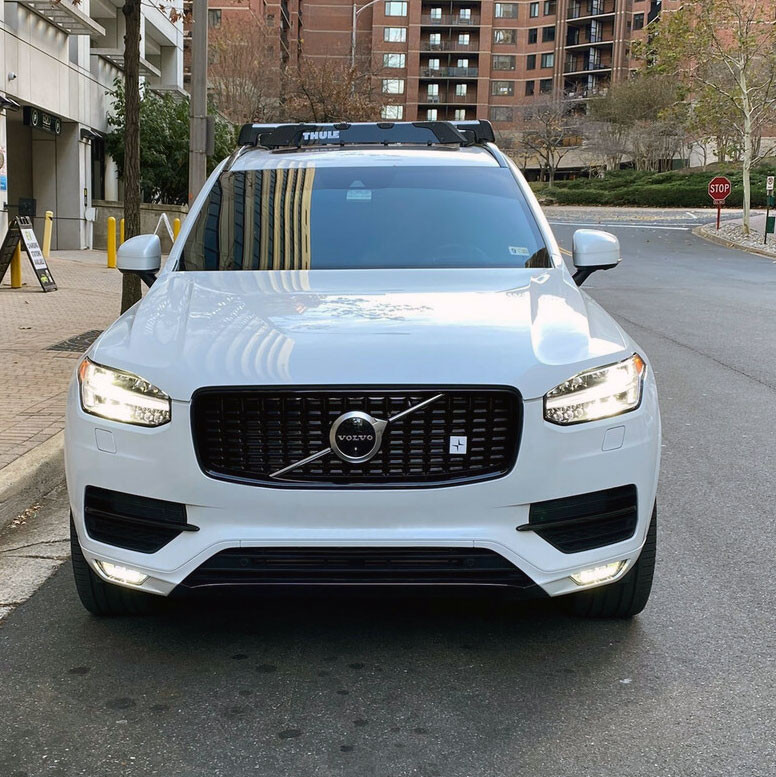 Genuine Volvo SPA XC90 R-Design Front Grille w/o Camera, Black Trim ...