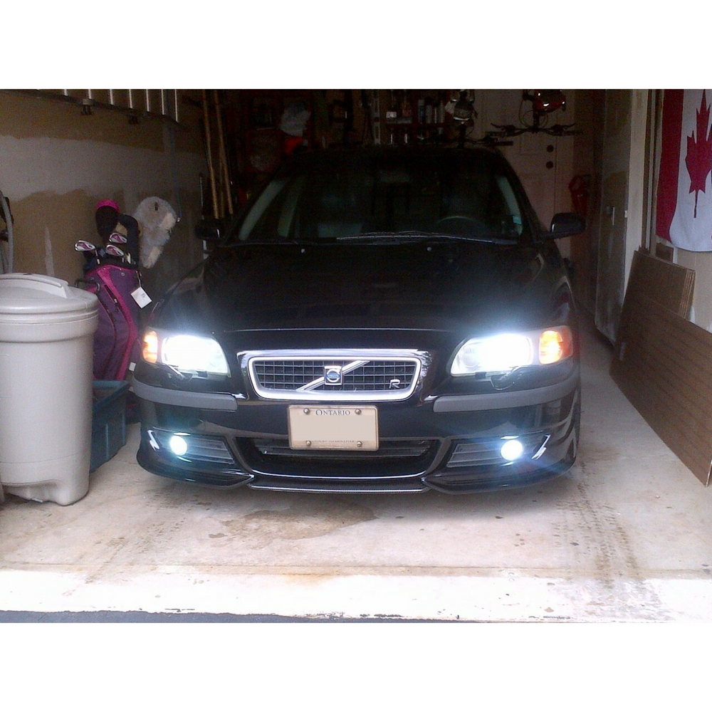 Carbon Fiber Center Lip for Front Spoiler Winglets, Volvo S60R/V70R ...