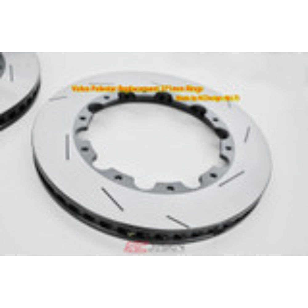 KCDesign Replacement Slotted Brake Rotor Ring Kit, Volvo S60/V60 ...