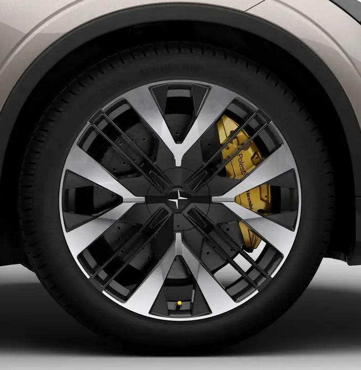 Genuine Polestar 4-Multi Spoke Black Polished Forged Wheel, 20x8 ...