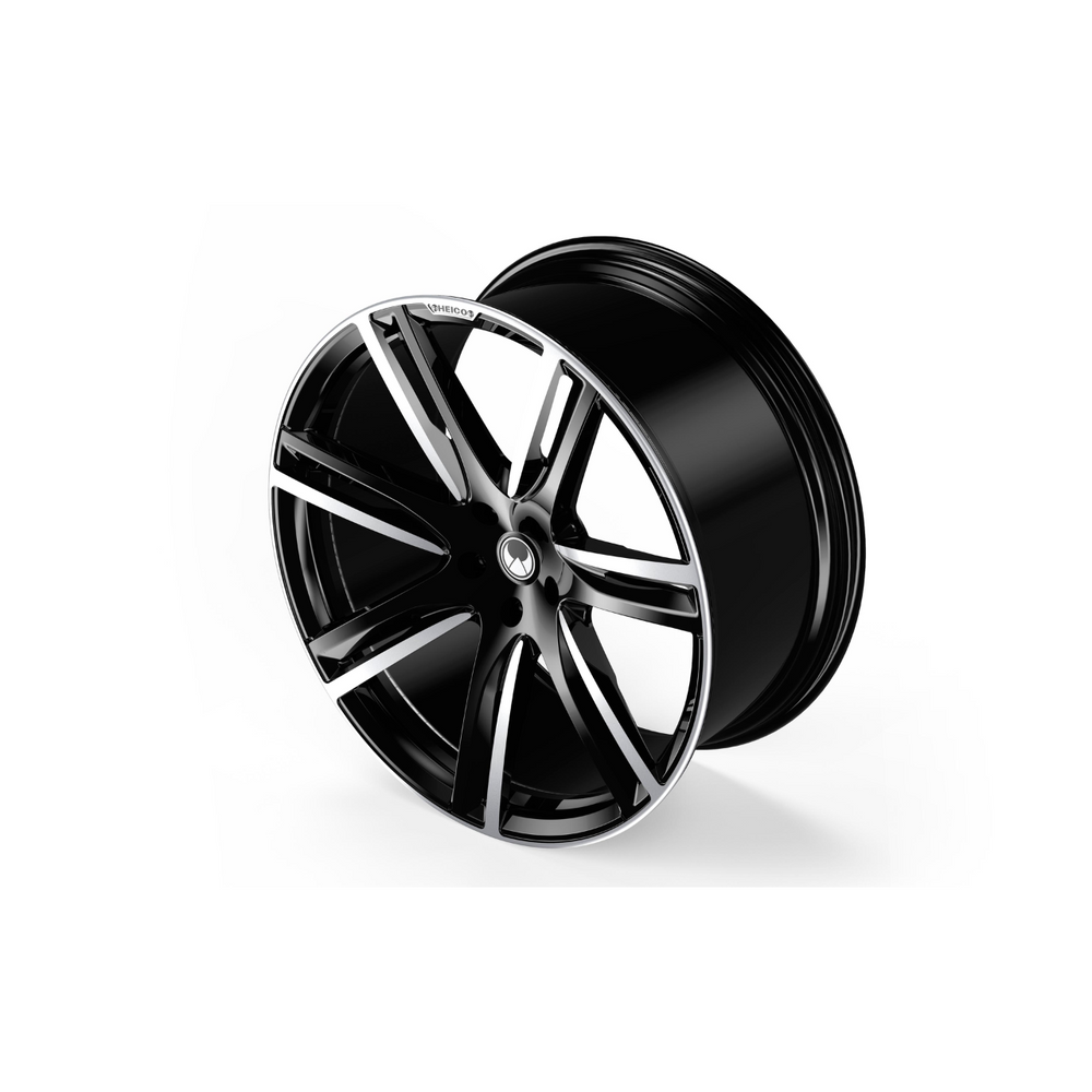 Heico Volution VII Forged Diamond-Cut Black 23" Wheel Package, Volvo ...