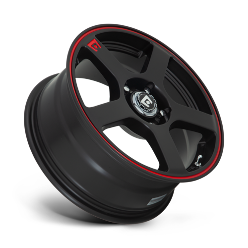 Motegi MR116 FS5 Wheel 18x7 +40 5x114.3 5x108 Matte Black Red Racing ...