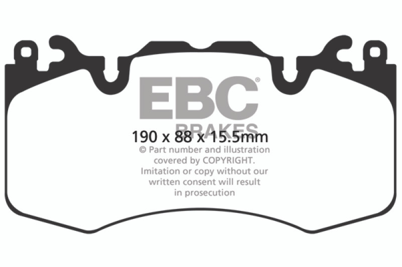 EBC DP52064NDX Bluestuff Front Brake Pads, Land Rover Defender 90 2020+