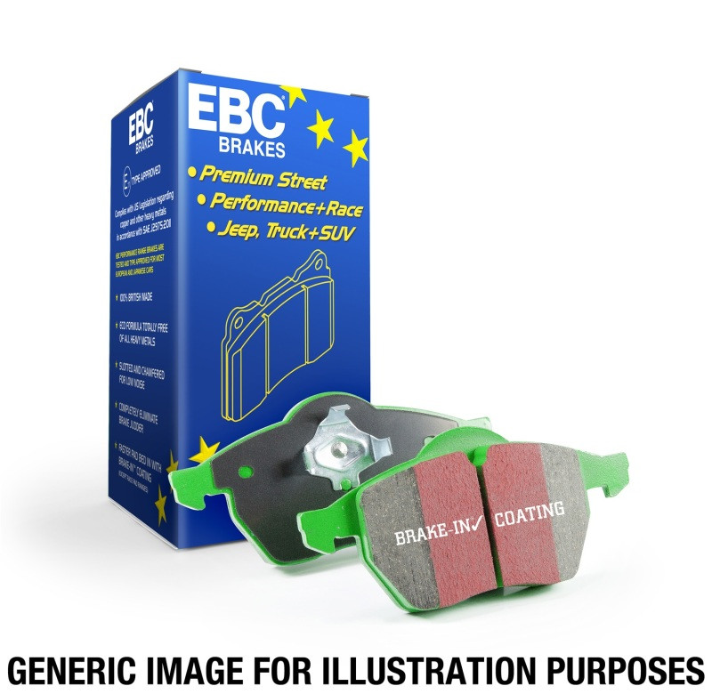 EBC DP22228 Greenstuff 2000 Rear Brake Pads, Mini Hardtop 1.5 Turbo ...