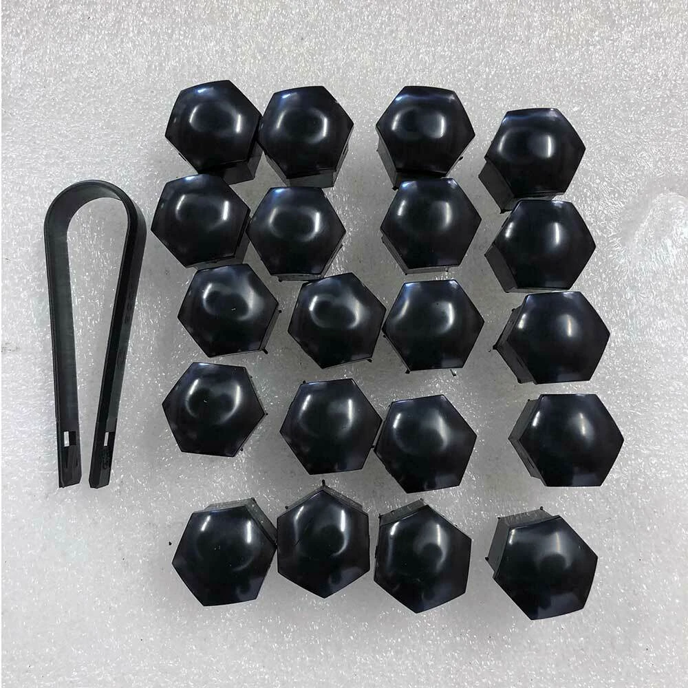 Extended Length Wheel Bolt Cover Kit, 19mm Hex, Black - ViVA Performance