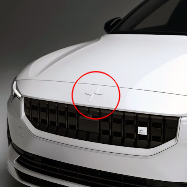 Genuine Polestar Front Emblem, Polestar 2 - ViVA Performance