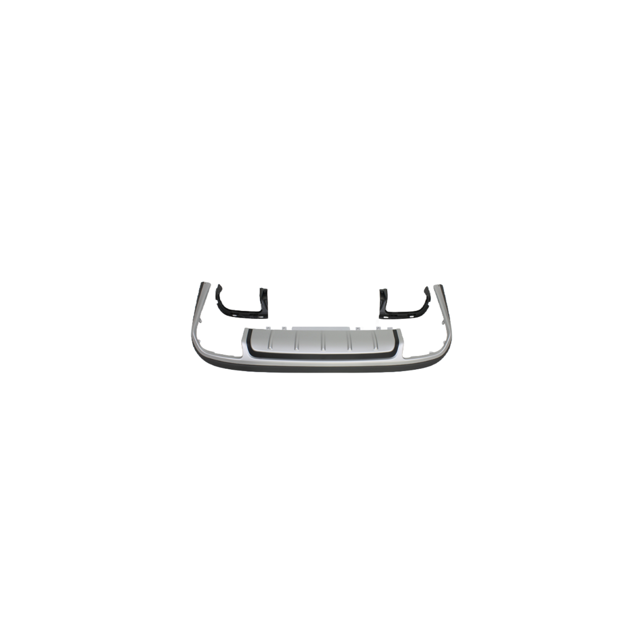 Genuine Volvo Silver Rear Diffuser, Volvo S60/V60 - ViVA Performance