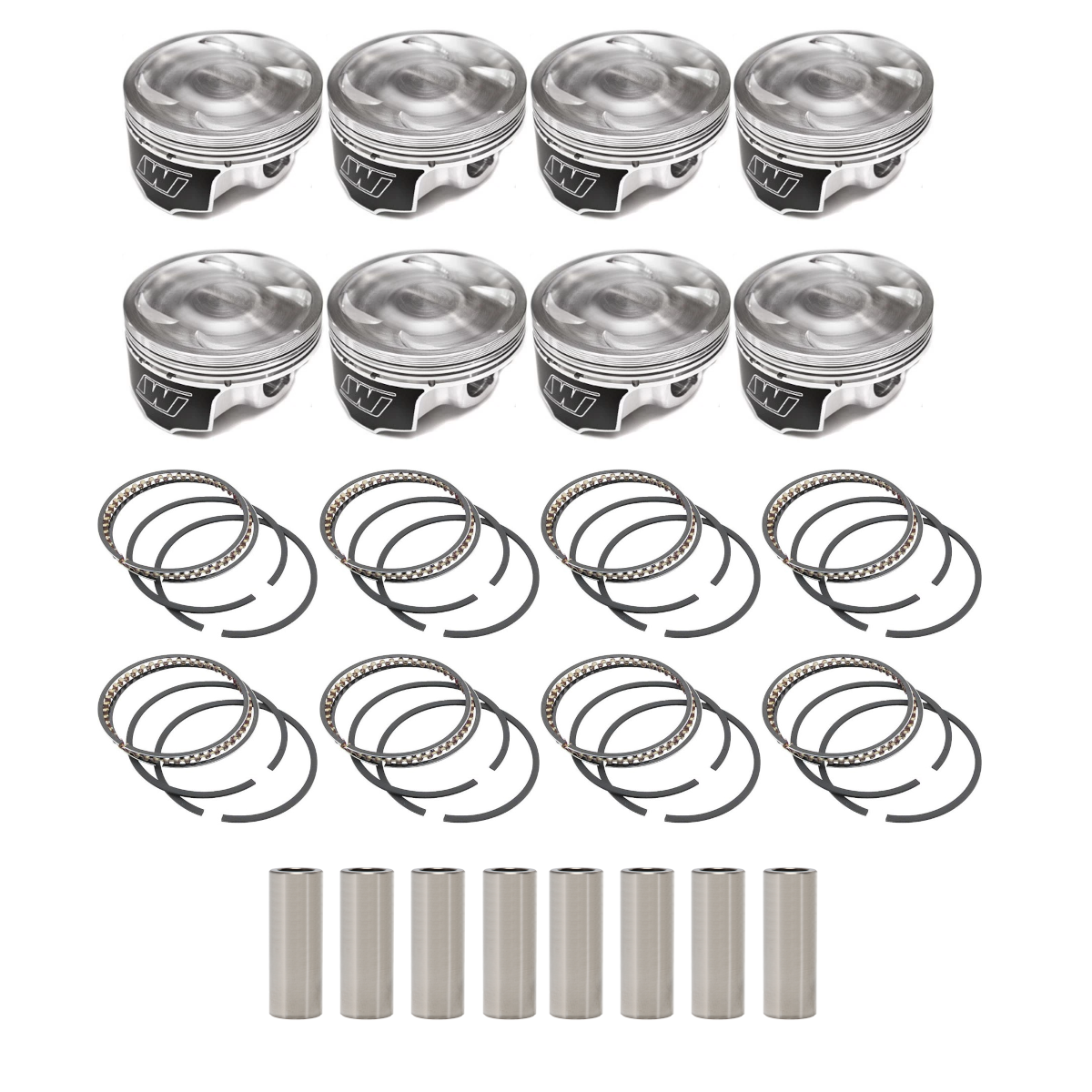 Wiseco 94.5mm 10.4:1 Compression Forged Pistons, Volvo V8 Engines ...