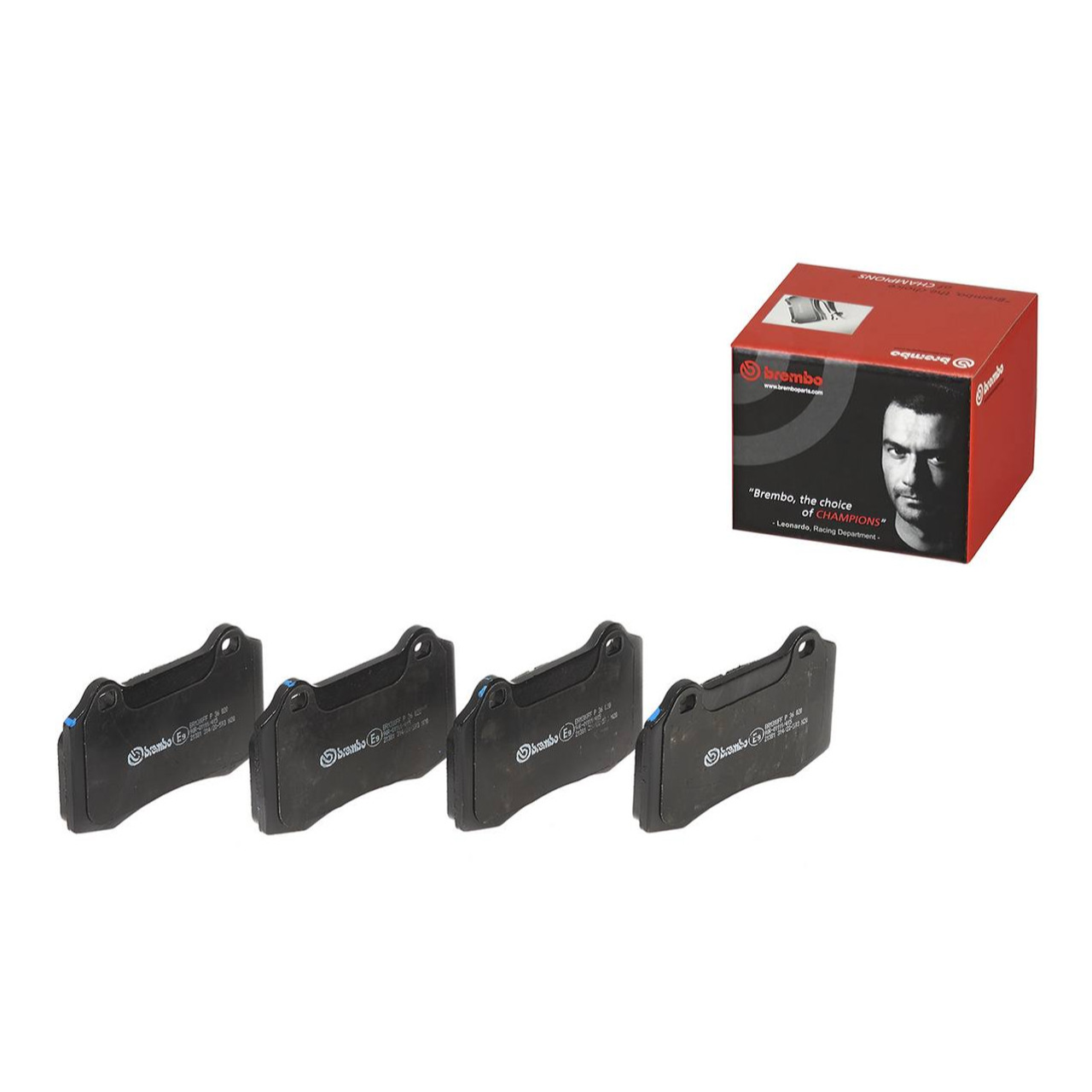 Brembo Premium Low-Met Rear Brake Pads, Volvo S60R/V70R - ViVA Performance