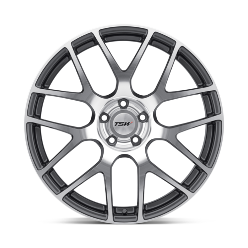 TSW Nurburgring Wheel 21x10.5 +45 5x108 Gunmetal w/ Mirror Cut Face ...
