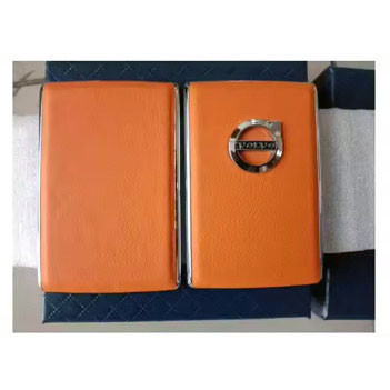 Orange Leather Key Fob Cover w/ Volvo logo, Volvo CMA/SPA - ViVA ...