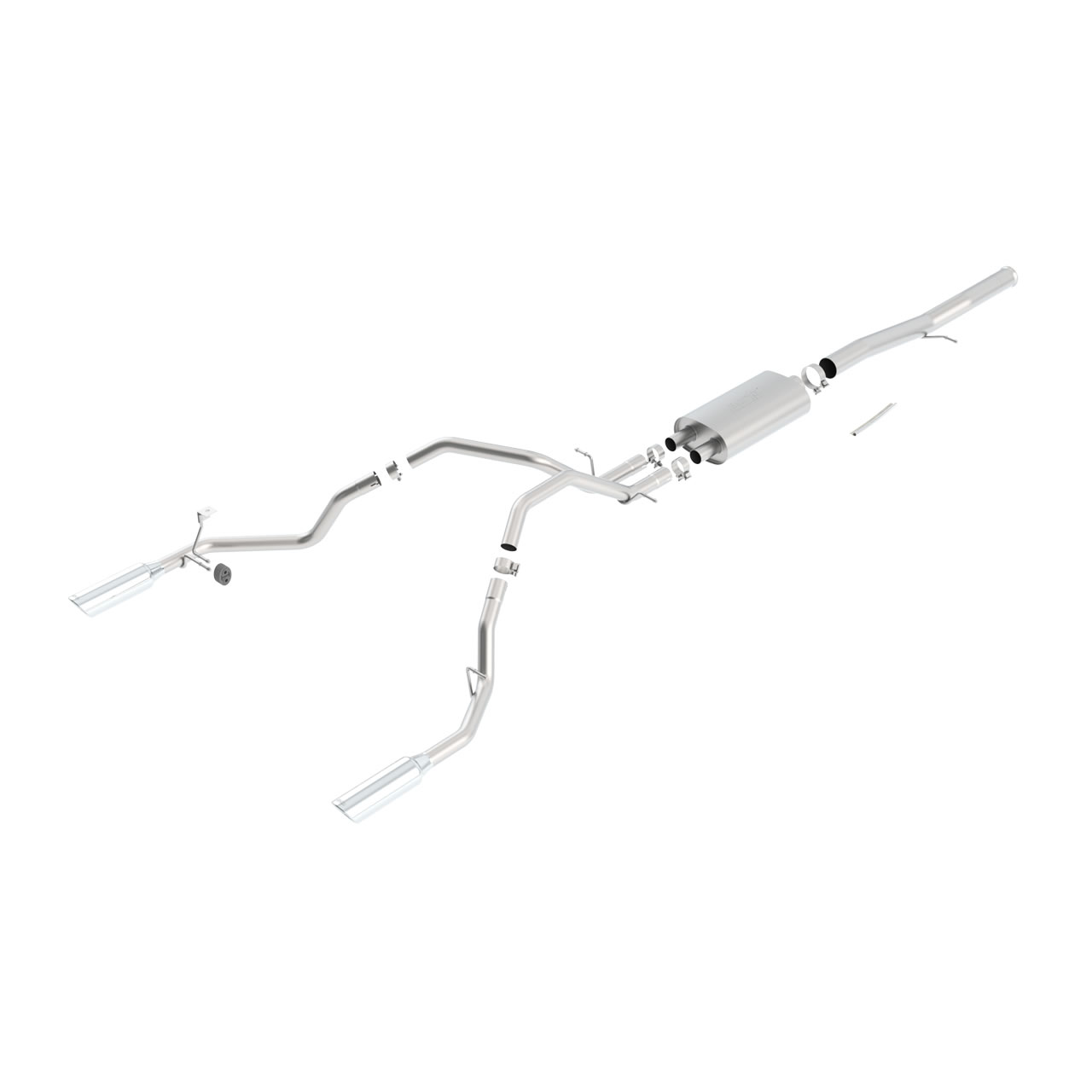 Borla 140437 S-Type Cat-Back, 11 Silverado 1500 LT/LTZ / Sierra 1500 ...