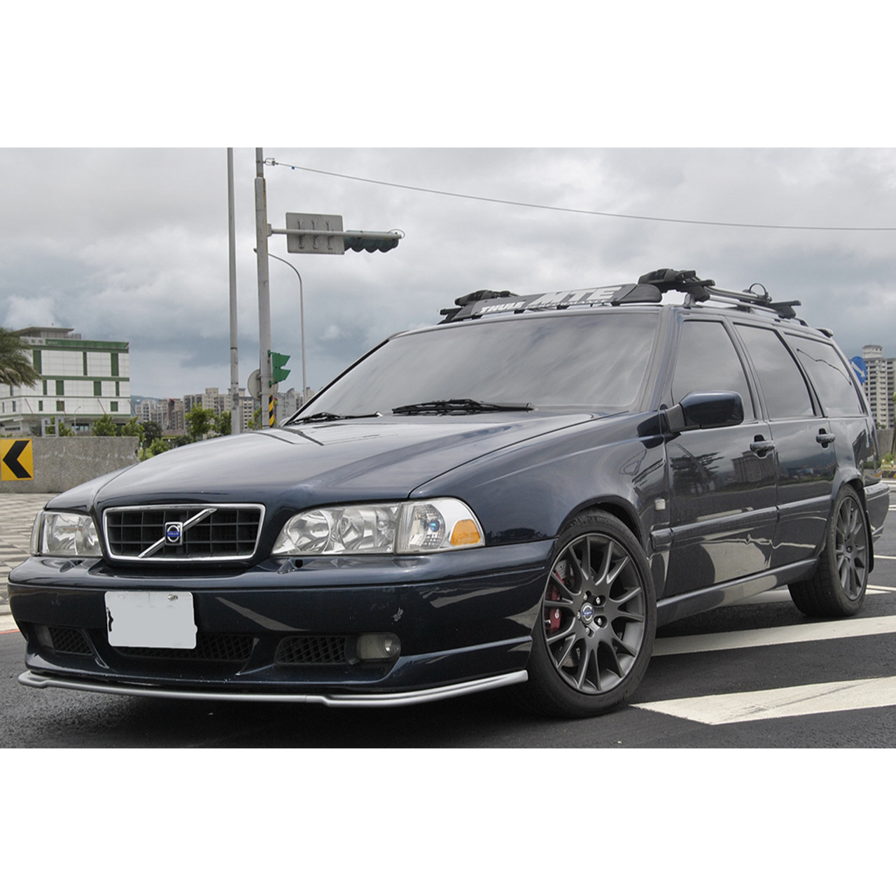 FRP Hybrid 3 Piece Front Lower Lip Spoiler Volvo 850 T 5R R S70R V70R