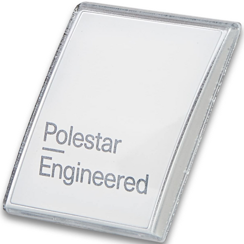 Genuine Volvo Rear "Slash" Polestar Engineered Emblem White - ViVA ...