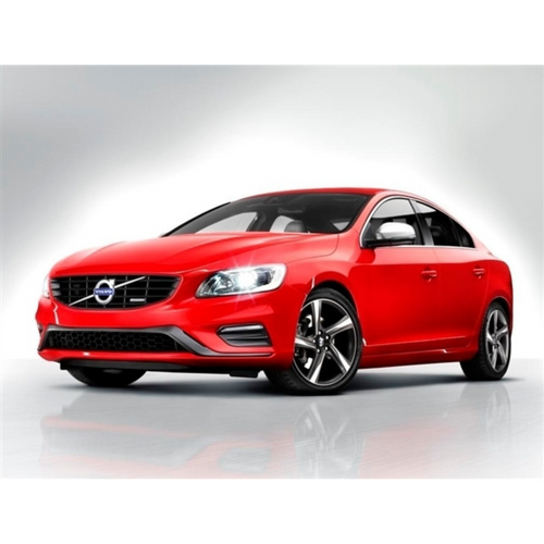 2014+ Matte Black R-Design Front Spoiler Insert Kit, S60/V60 w/ Park Assist - ViVA Performance