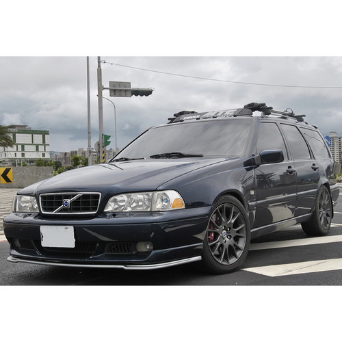 FRP Hybrid 3 Piece Front Lower Lip Spoiler Volvo 850 T 5R R S70R V70R