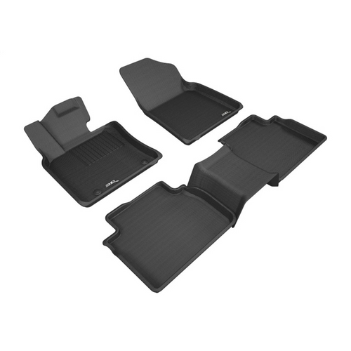 3D MAXpider Electric Kagu 1st & 2nd Row Black Floormat Set, Toyota ...