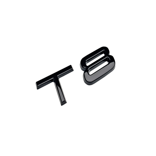 Genuine Volvo Black Edition Rear "T8" Emblem - ViVA Performance