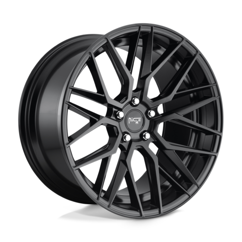 Niche 1PC M190 Gamma Wheel 18x8 +40 5X108 Matte Black - ViVA Performance