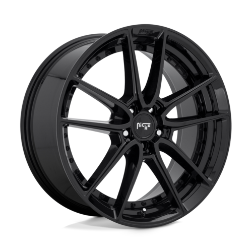 Niche 1PC M224 Gamma Wheel 18x8 +40 5x108 Gloss Black - ViVA Performance