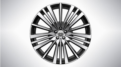 Preowned Volvo 22" 20-Spoke Black Diamond Cut Wheels, Volvo XC90 - ViVA ...