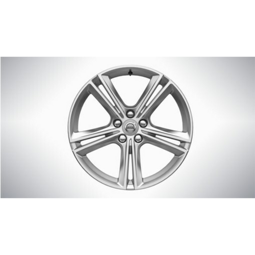 18x8" 5-Double Spoke Silver Alloy Wheel - ViVA Performance