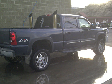 Chrome 6" Mitre Stack Angle Cut 6" x 36" with 5" OD Base