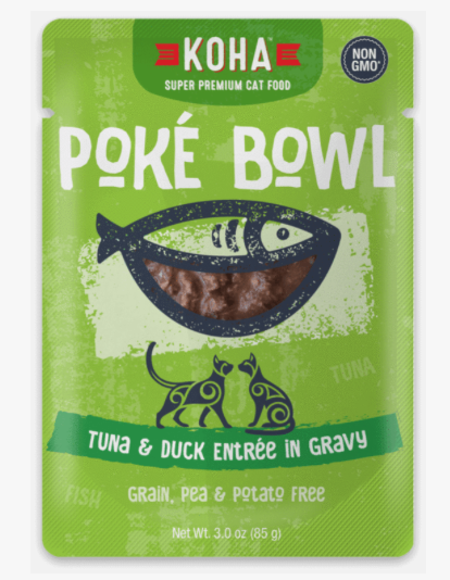 Koha Cat Poke Bowl Pouch Tuna & Duck 3oz - Growing Trade Pet & Plant