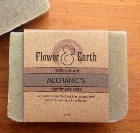 Flower & Earth Mechanics Soap Bar - Growing Trade Pet & Plant