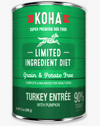 Koha Dog Can LID Turkey Entree GF 13oz - Growing Trade Pet & Plant
