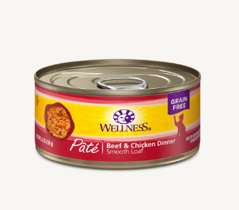 Wellness Cat Can Beef & Chicken Pate 5.5oz - Growing Trade Pet & Plant