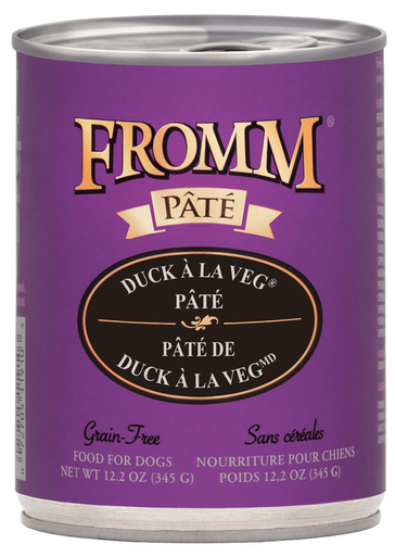 Fromm Dog Can Duck a la Veg Pate 12.2oz. - Growing Trade Pet & Plant