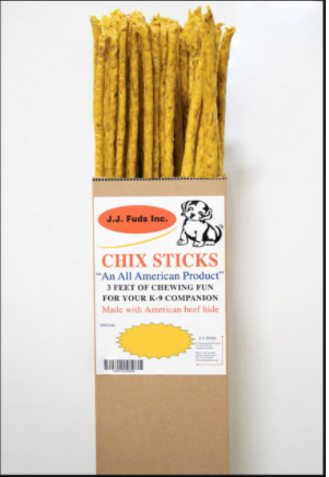 JJ Fuds 3' Long Joy Stick Dog Chew - Growing Trade Pet & Plant