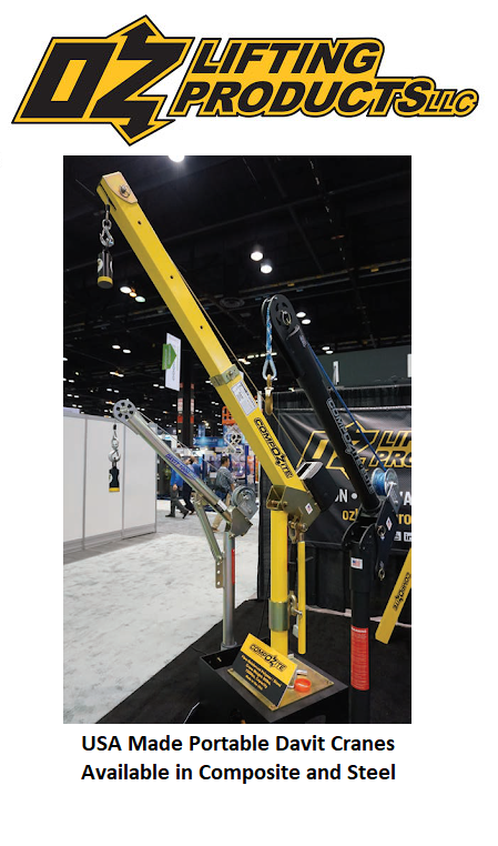 OZ Lifting - Hoists, Davits, Beam Clamps and Trolleys (Made in USA ...