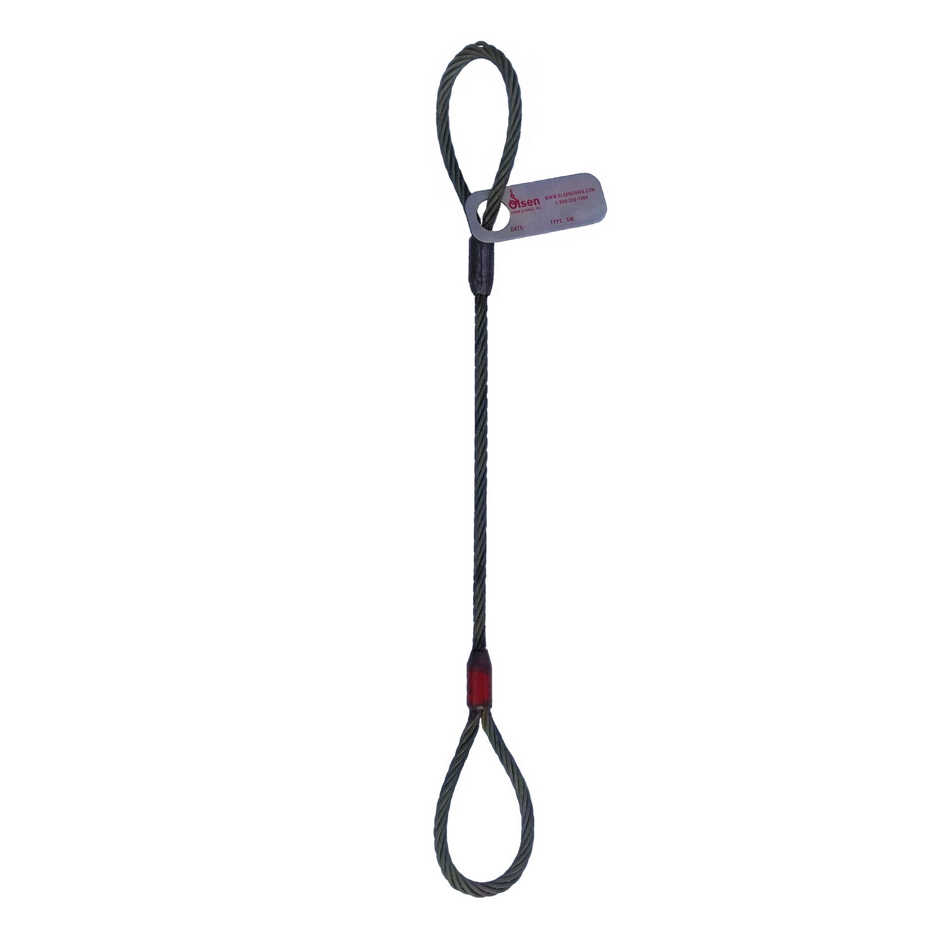 3/4" Cable Swage Sling (Made In USA) - Olsen Chain & Cable